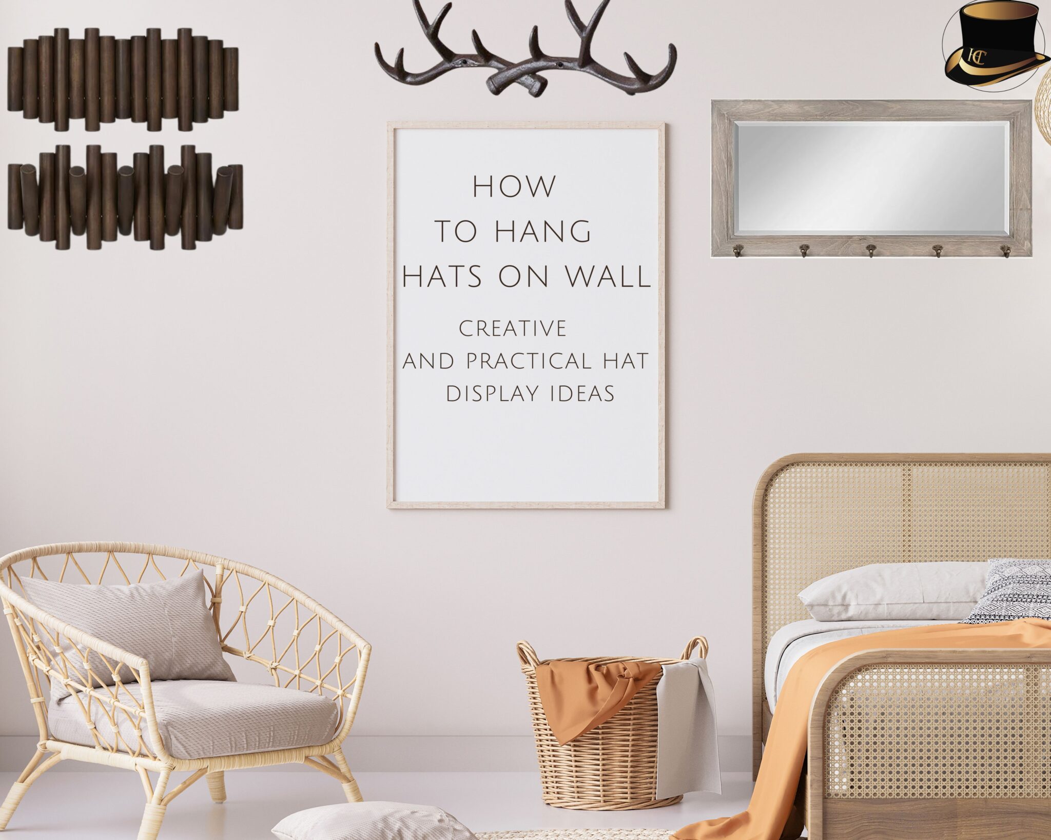 How To Hang Hats On Wall Creative And Practical Hat Display Ideas